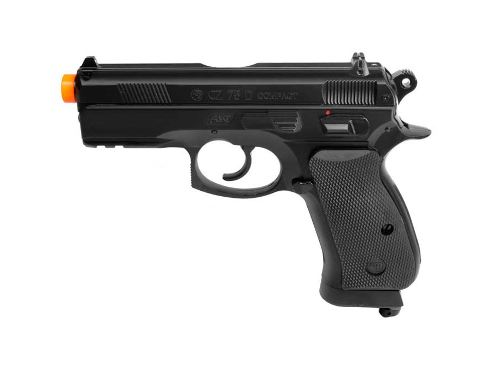 ASG CZ 75D Green Gas Compact Airsoft Pistol | Pyramyd Air ASG CZ 75D Green Gas Compact Airsoft Pistol | Pyramyd Air