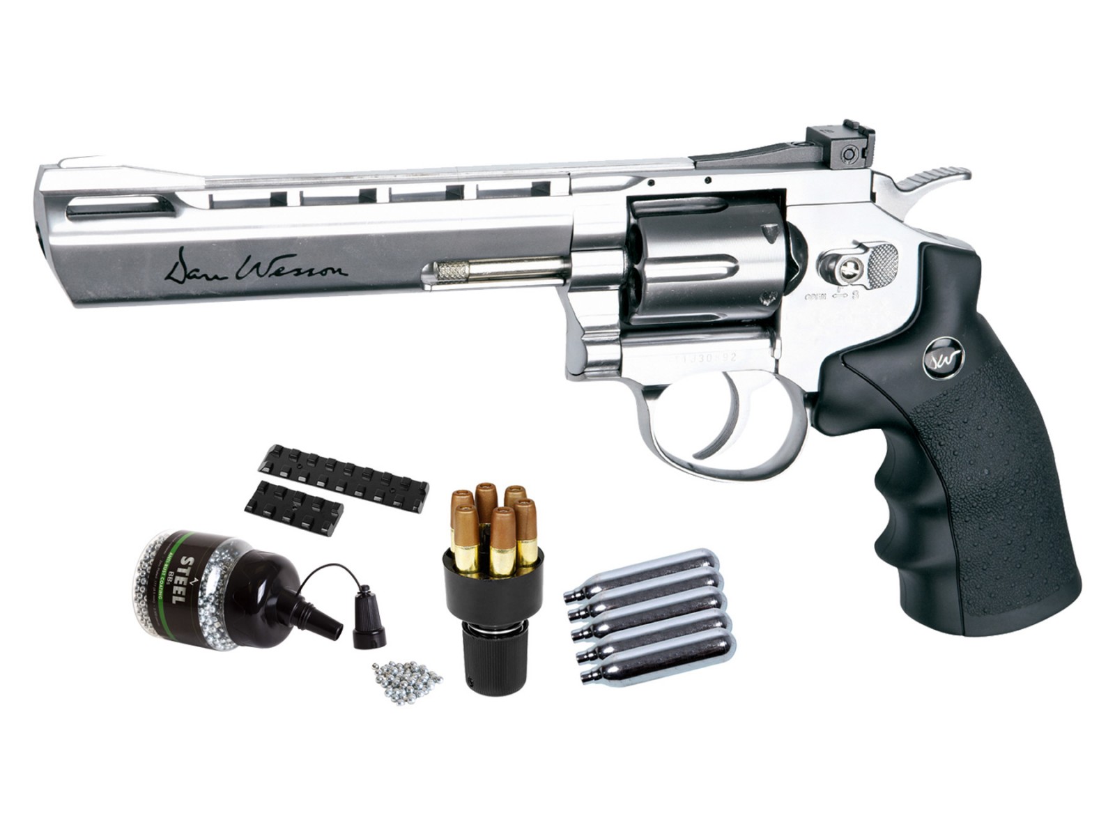 Dan Wesson 6 Co2 Bb Revolver Kit Silver Pyramyd Air