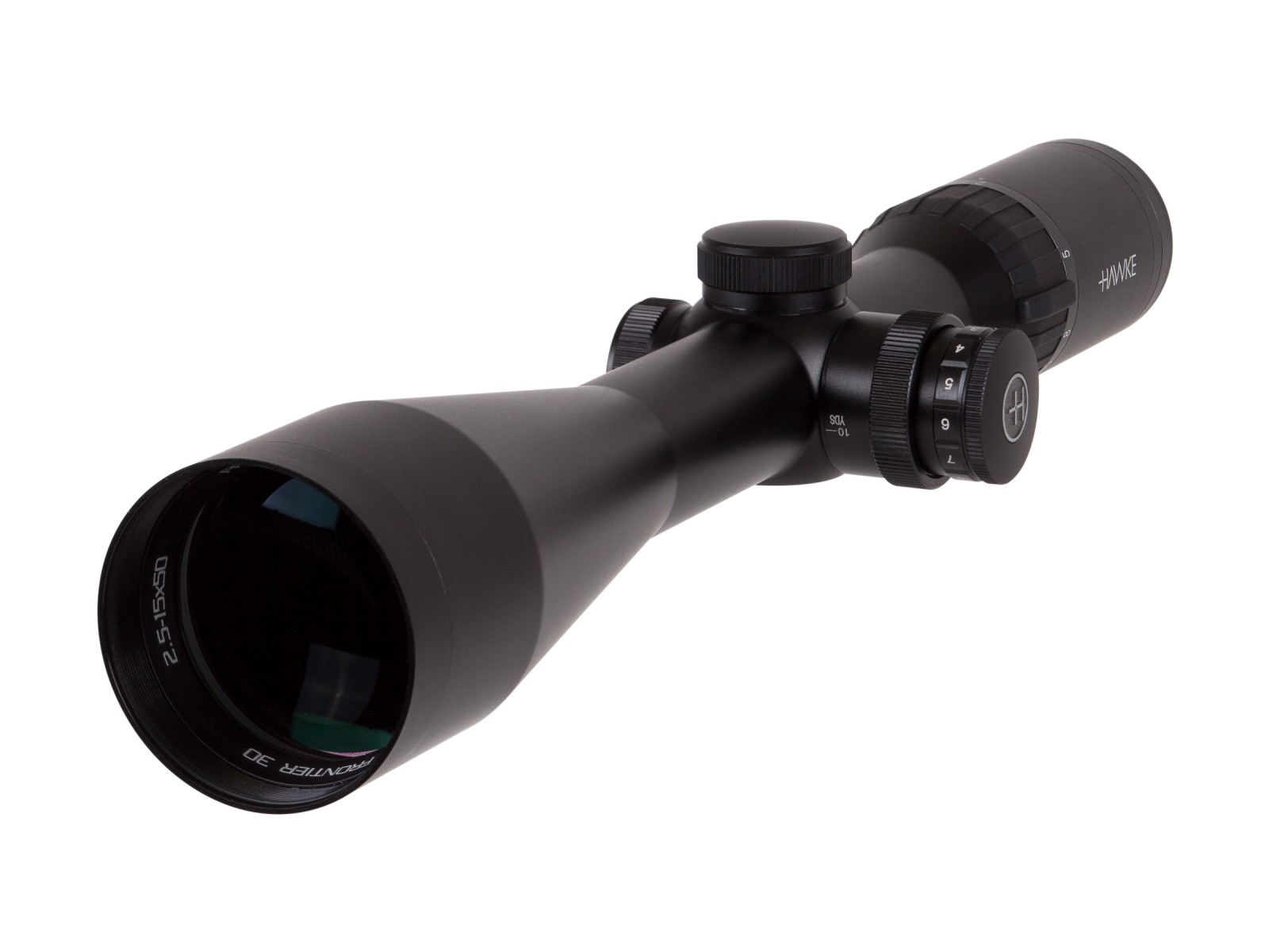 Hawke Sport Optics 2.5-15x50 AO Frontier 30 Rifle Scope, Ill. LR Dot ... Hawke Sport Optics 2.5-15x50 AO Frontier 30 Rifle Scope, Ill. LR Dot ...