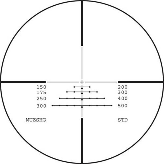 CenterPoint 3-12X44 Game TAG Rifle Scope, Illuminated TAG Reticle, 1/4 ... CenterPoint 3-12X44 Game TAG Rifle Scope, Illuminated TAG Reticle, 1/4 ...